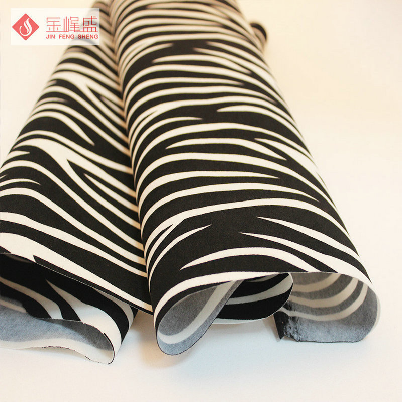 Contemporary Upholstery Stripe Polyester Non Woven Fabric For Gift Box Lining