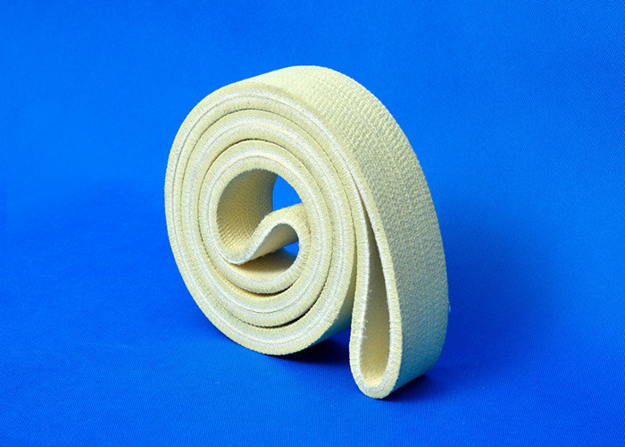 300 Degree Nomex Belts Industrial Felt Fabric , Needle Punched Aramid Felt belt , 10mm thickness