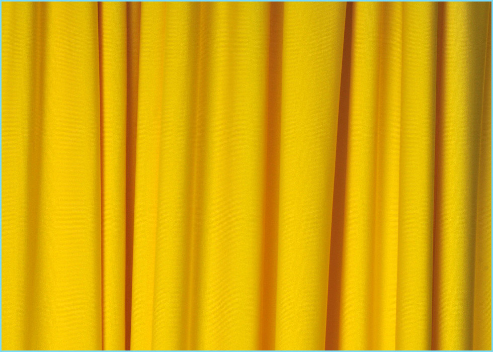Knitted Plain Yellow 100D 4 Way Stretch Polyester Spandex Fabric for Swimsuit / Lingerie 1.7m * 180gsm