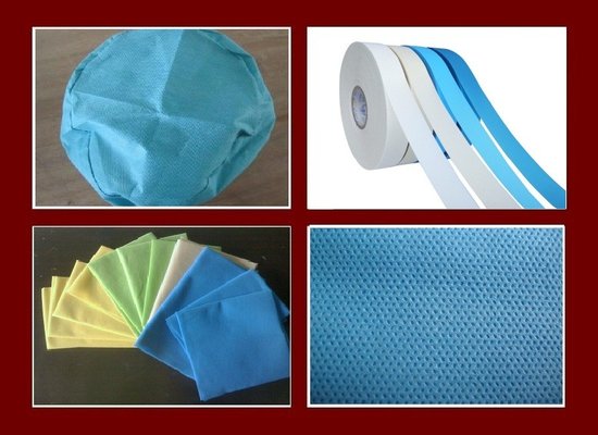 Hospital Use PP SMS / SS Non woven Polypropylene Fabric for Disposable Face Mask