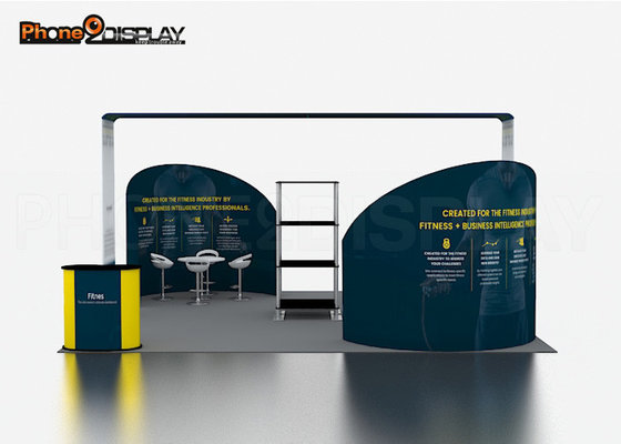 긴장 직물 전시회 부스 대, 20x20FT 무역 박람회 진열대