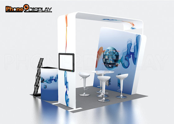 Portable Tension Fabric Booth Trade Show Standard Exhibition Booth 10ft 3x3 Display