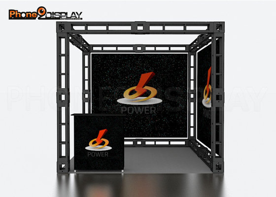 Custom Aluminum Truss Trade Show Booth With 340G Tension Fabric Material