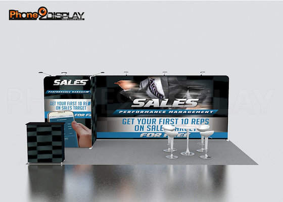 Easy Install Tension Fabric Booth Aluminum Alloy Frame Material For Trade Show