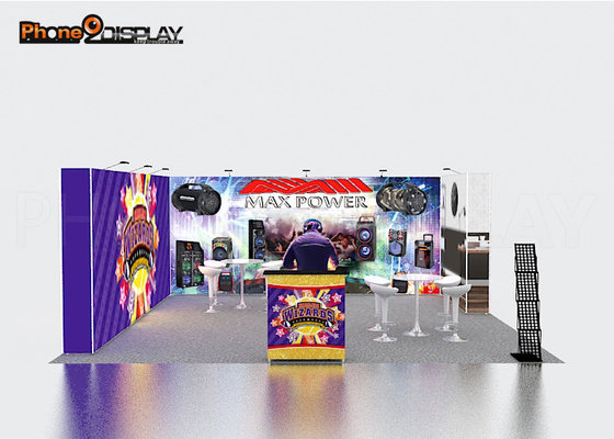 La dimensione standard della cabina di mostra della struttura di alluminio/mostra modulare della fiera commerciale sta