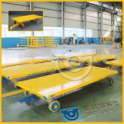 Flexible small tonnge forklift tow trolley woring in small place