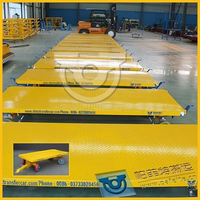 Flexible small tonnge forklift tow trolley woring in small place