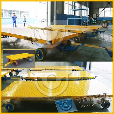 Flexible small tonnge forklift tow trolley woring in small place