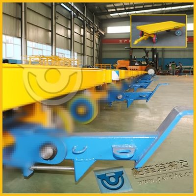 easy turnning industrial forklift tow trolley for moving cargo