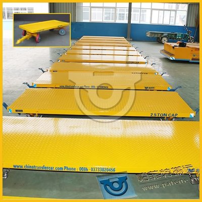 steerable electric cargo handling machine as material transfer trolley