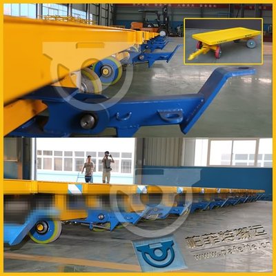 steerable electric cargo handling machine as material transfer trolley