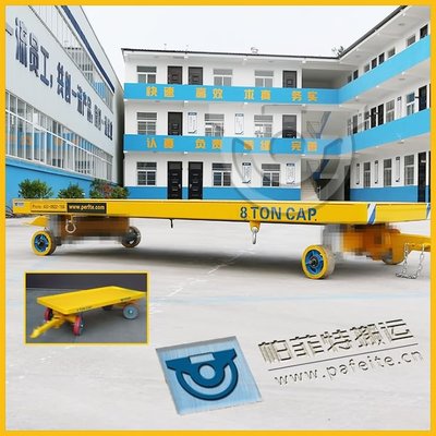 handling customized table trackless flat bed transfer car