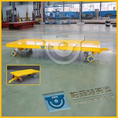 handling customized table trackless flat bed transfer car