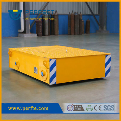 Steel box girder structure flat transfer vehicle use for industrial material transfer