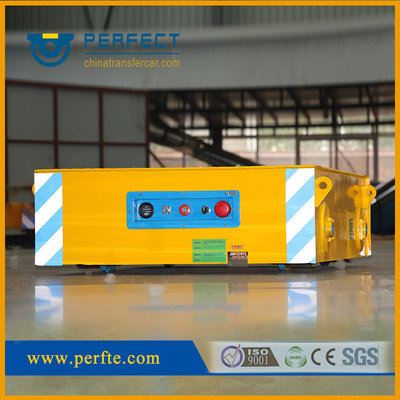Steel box girder structure flat transfer vehicle use for industrial material transfer