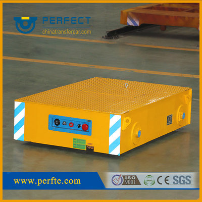 Steel box girder structure flat transfer vehicle use for industrial material transfer