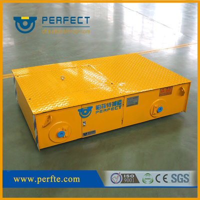 Steel box girder structure flat transfer vehicle use for industrial material transfer
