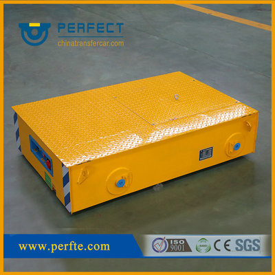 Steel box girder structure flat transfer vehicle use for industrial material transfer