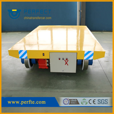 50 tons rail cable reel trolley trailer as transporter used in factory