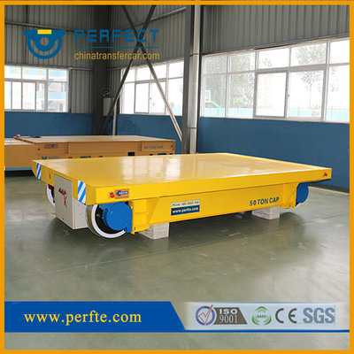 50 tons rail cable reel trolley trailer as transporter used in factory