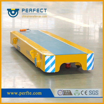 5 tons low valtage rail powered  trolley trailer as transporter used in factory