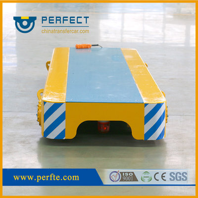 5 tons low valtage rail powered  trolley trailer as transporter used in factory