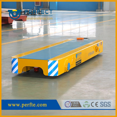 5 tons low valtage rail powered  trolley trailer as transporter used in factory