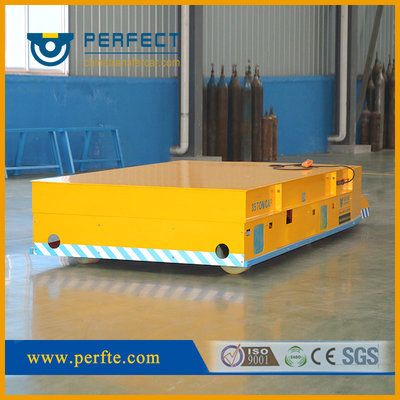 Industrial material handing trackless transfer trolley with 35t load capacity