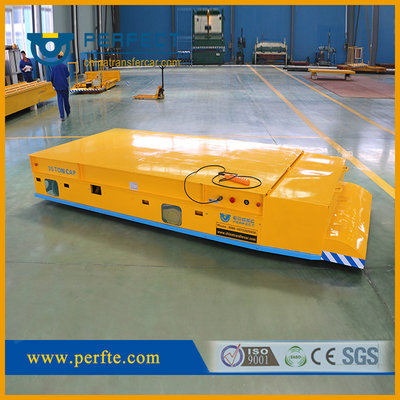 Industrial material handing trackless transfer trolley with 35t load capacity