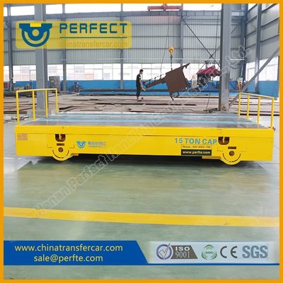 BXC series ship building rail transfer cart for heavy load material handling