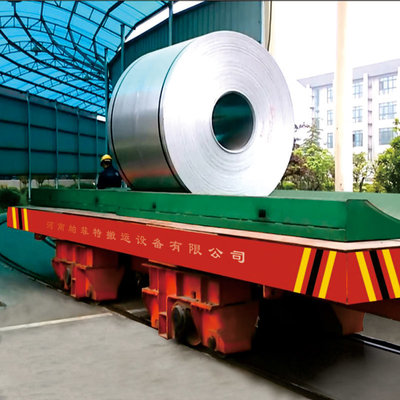 Heavy duty large table size coil transfer cart with "V" shap platform