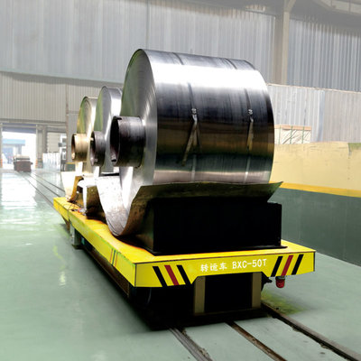 Heavy duty large table size coil transfer cart with "V" shap platform