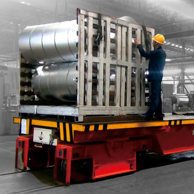 Heavy duty large table size coil transfer cart with "V" shap platform