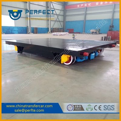 Heavy duty moving cargo use rail cart with bearing for workshops