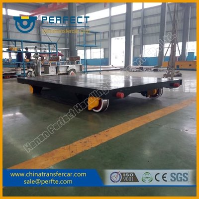 Heavy duty moving cargo use rail cart with bearing for workshops