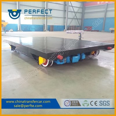Heavy duty moving cargo use rail cart with bearing for workshops