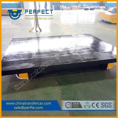 Heavy duty moving cargo use rail cart with bearing for workshops