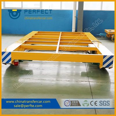 5t automobile transfer bogie running on steel rail working in painting blasting room