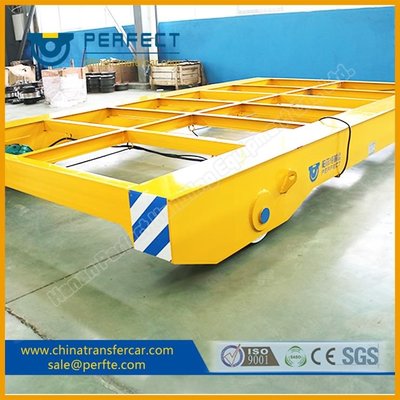 5t automobile transfer bogie running on steel rail working in painting blasting room