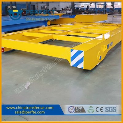 5t automobile transfer bogie running on steel rail working in painting blasting room
