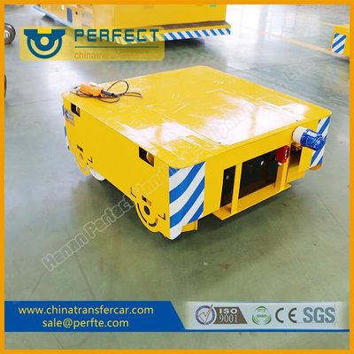 2T small loading table rail car powered by battery moving on rails