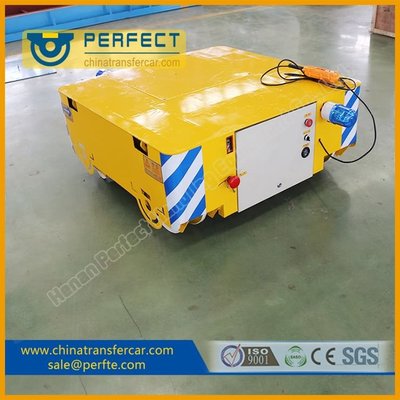 2T small loading table rail car powered by battery moving on rails