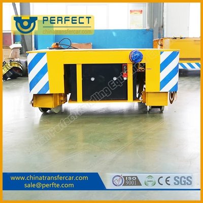 2T small loading table rail car powered by battery moving on rails