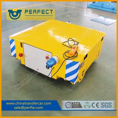 2T small loading table rail car powered by battery moving on rails