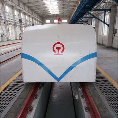 Battery powered large power motorized railway vehicle as a train tractor