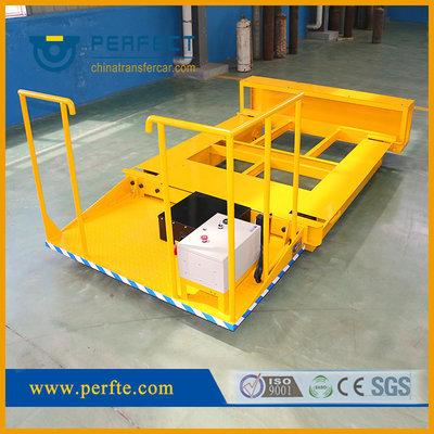 China manufacturer high quality steel plates flat pallet transfer trolley