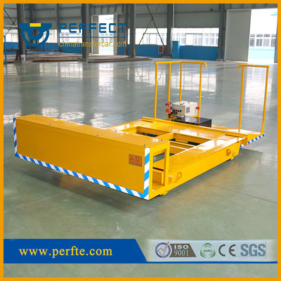 China manufacturer high quality steel plates flat pallet transfer trolley