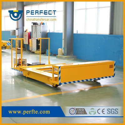 China manufacturer high quality steel plates flat pallet transfer trolley