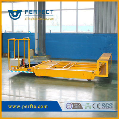 China manufacturer high quality steel plates flat pallet transfer trolley