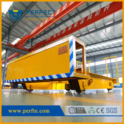 China manufacturer high quality steel plates flat pallet transfer trolley
